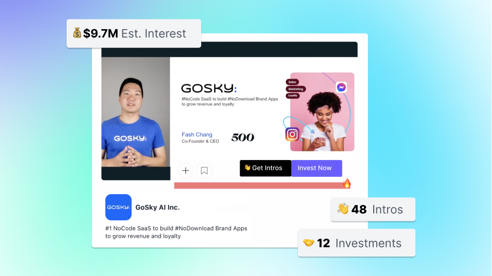 500 Global 2022 全球旗艦加速計畫 Demo Day GoSky AI 吸引矽谷創投青睞 成本屆最受關注團隊